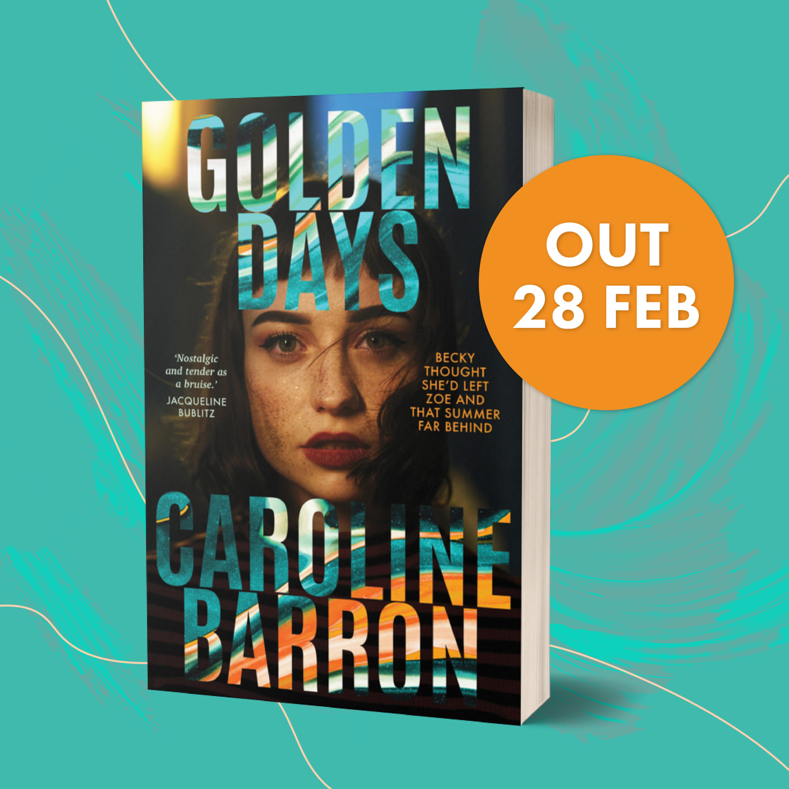 Cover reveal! GOLDEN DAYS by Caroline Barron (out 28 February 2023 ...